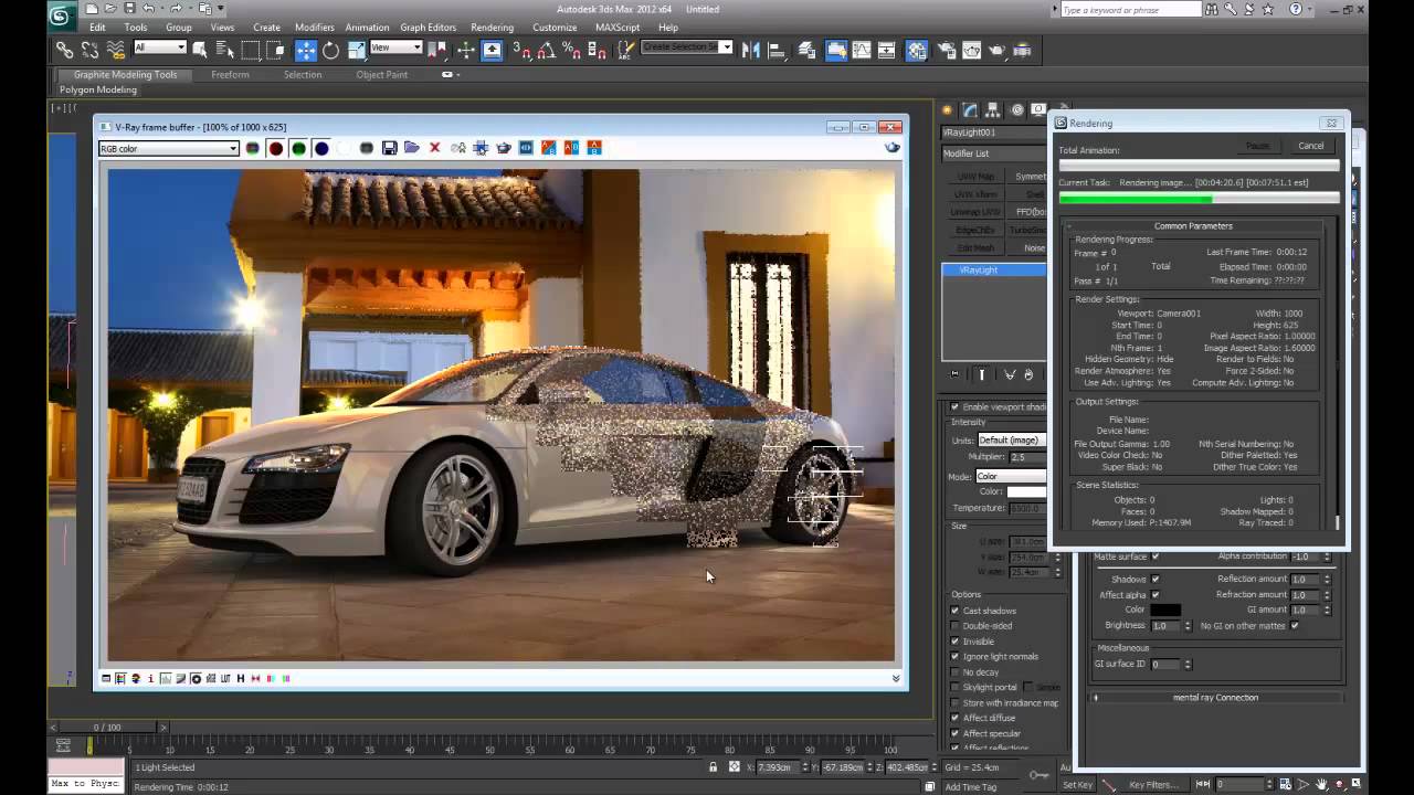 Formation 3D Studio Max ville de Québec, cours rendu 3D